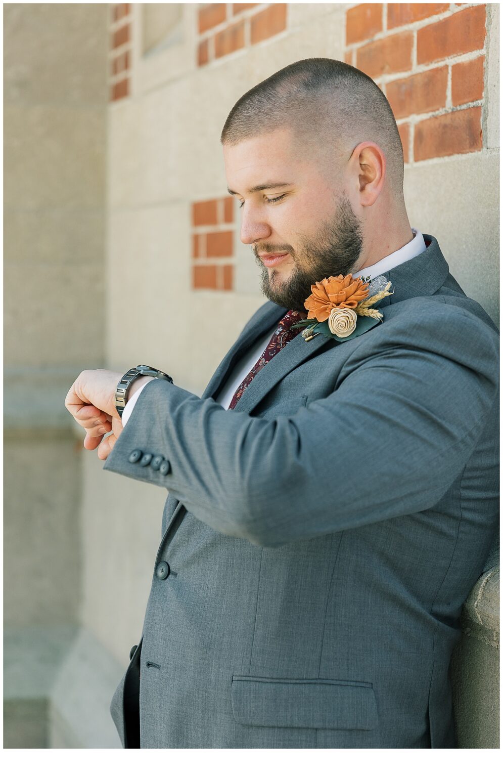 Rustic Fall Wedding at Meadowbrook Ballroom - Amy Simkus Photography