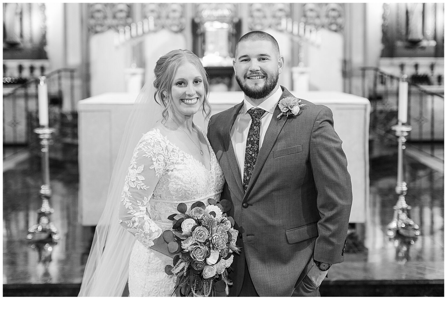 Rustic Fall Wedding at Meadowbrook Ballroom - Amy Simkus Photography