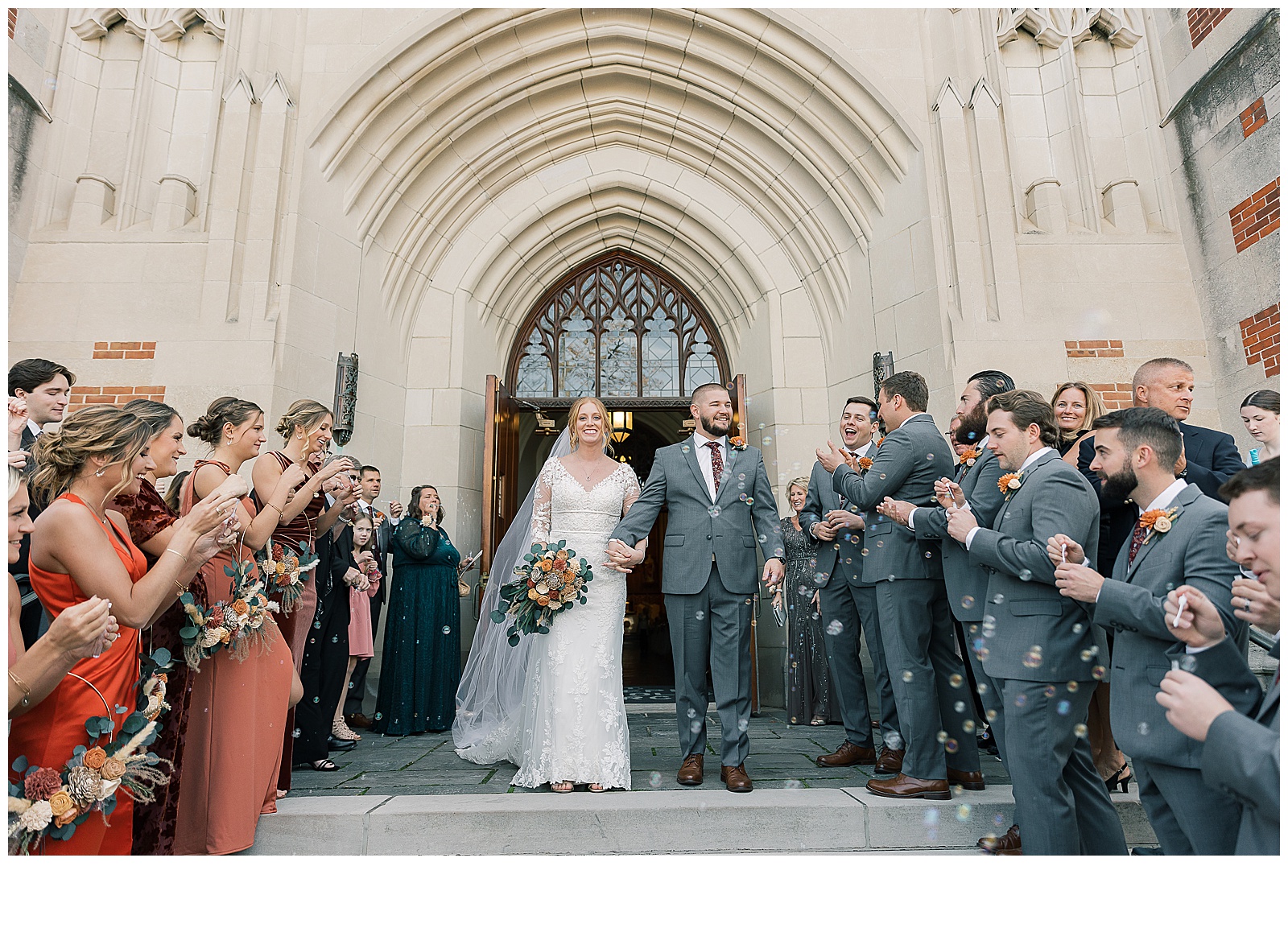 Rustic Fall Wedding at Meadowbrook Ballroom - Amy Simkus Photography